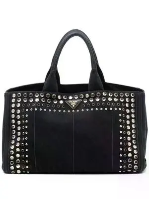 Prada Large Canapa Bijoux Satchel