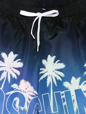 Moschino Palm-tree Print Swim Shorts
