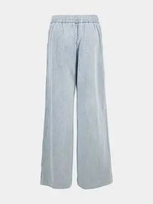 Zimmermann Rebellion Denim Snap Pant - Blue