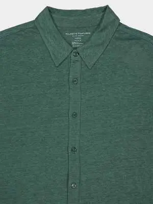 Majestic Filatures Agave Long-sleeve Linen Shirt
