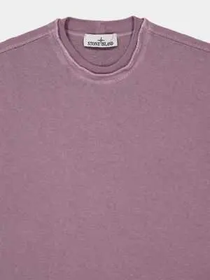 Stone Island Malfilé Fleece Sweatshirt - Purple