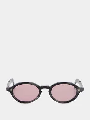 CUTLER AND GROSS Horn Gr13 Oval Sunglasses - Black