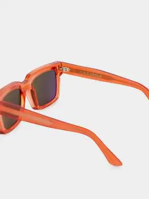CUTLER AND GROSS 1386 Square Sunglasses - Red