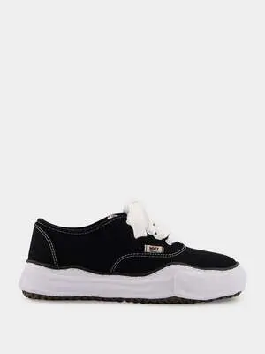 Mihara Yasuhiro Baker Canvas Low-top Sneakers - Black