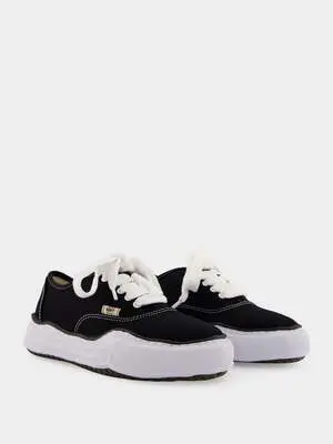 Mihara Yasuhiro Baker Canvas Low-top Sneakers - Black