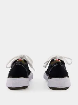 Mihara Yasuhiro Baker Canvas Low-top Sneakers - Black