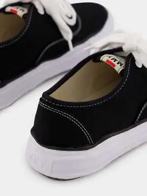 Mihara Yasuhiro Baker Canvas Low-top Sneakers - Black