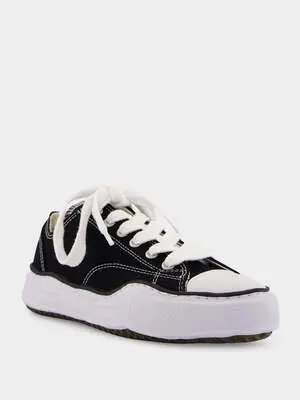 Mihara Yasuhiro Peterson Canvas Low-top Sneakers - Black