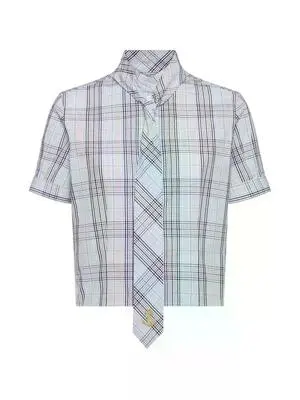 Thom Browne Plaid-pattern Blouse
