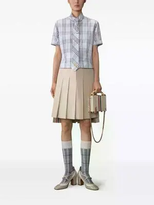 Thom Browne Plaid-pattern Blouse