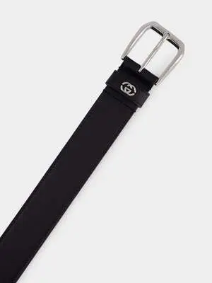 Gucci Belt With Interlocking G Buckle - Grey