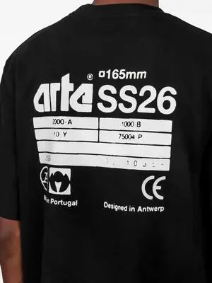 ARTE ANTWERP Crew-neck T-shirt - Black
