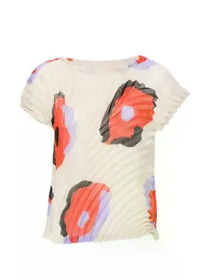 Issey Miyake Verve Pleated Blouse