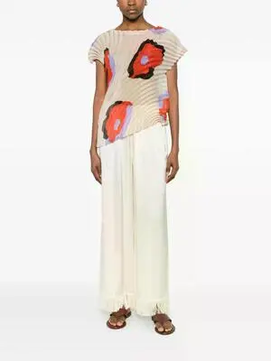 Issey Miyake Verve Pleated Blouse