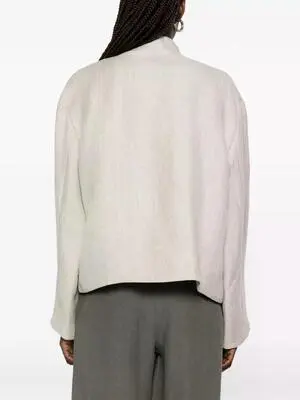 Dusan Cropped Linen Jacket