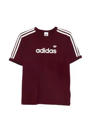 Adidas Striped T-shirt - Red