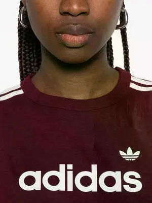 Adidas Striped T-shirt - Red