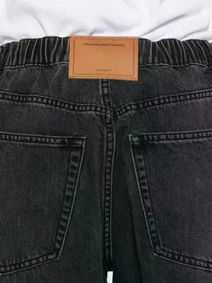 Alexander Wang Logo-patch Wide Leg Jeans