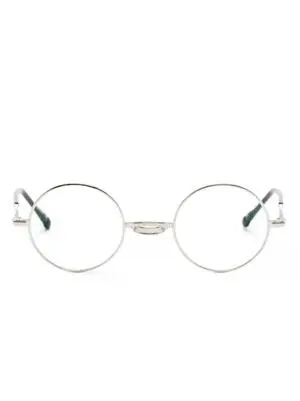 Matsuda Round-frame Eyeglasses - Silver
