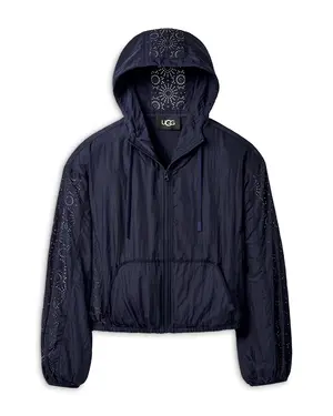 UGG Full Zip Hooded Jacket - Navy
