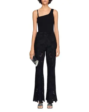 Sandro Miami Asymmetric Knit Sweater