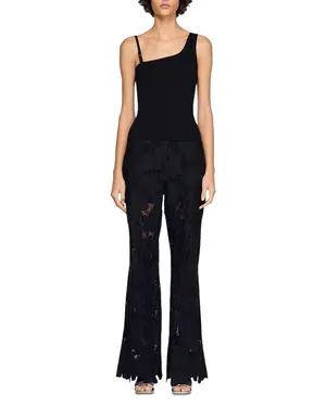 Sandro Miami Asymmetric Knit Sweater