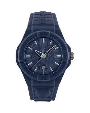 PLEIN SPORT Fearless 46mm Silicone Strap Watch - Blue