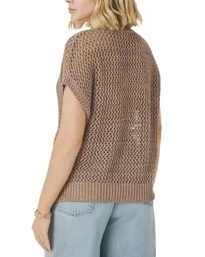 Splendid Nia Sweater Poncho - Wicker
