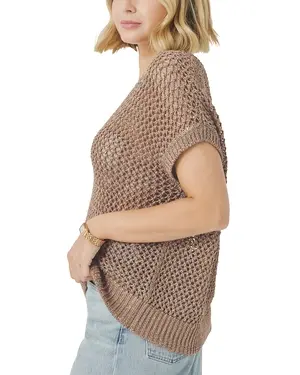 Splendid Nia Sweater Poncho - Wicker