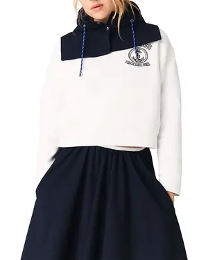 Maje Printed Sweatshirt