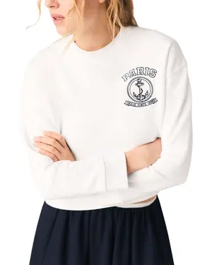 Maje Printed Sweatshirt