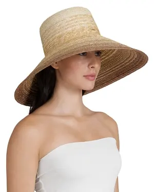 Eugenia Kim Mirabel Ombre Wide Brim Sun Hat - Ivory