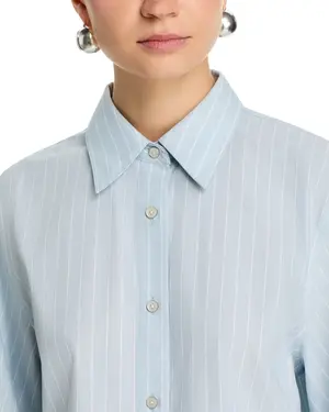 Helmut Lang Cropped Wide Sleeve Shirt