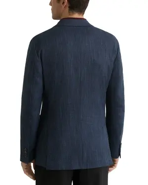REISS Manci Tailored Fit Herringbone Blazer