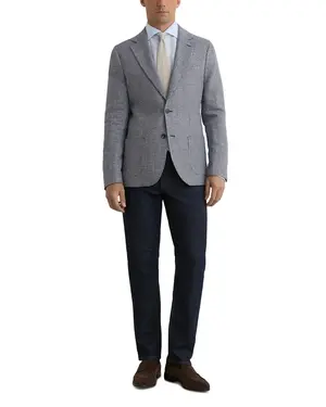 REISS Piccolino Tailored Fit Houndstooth Blazer