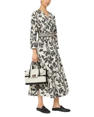Max Mara Mxmcamino Long Wrap Dress - Beige