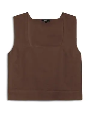 Rails Akira Linen Top - Espresso