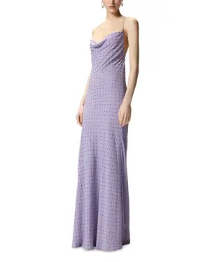 Pinko Farro Abito Georgette Gown - Q
