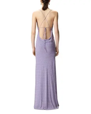 Pinko Farro Abito Georgette Gown - Q