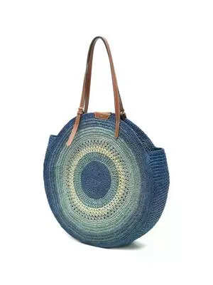 ANYA HINDMARCH Round Raffia Tote Bag