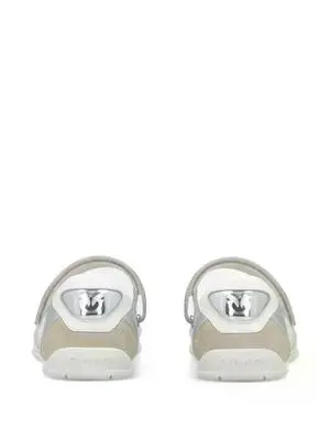 Pinko Logo Detail Touch-strap Sneakers - Neutrals