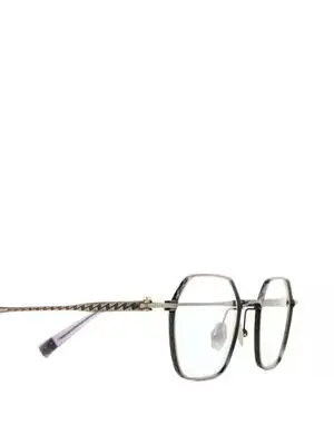 Yohji Yamamoto Geometric Frame Eyeglasses - Grey