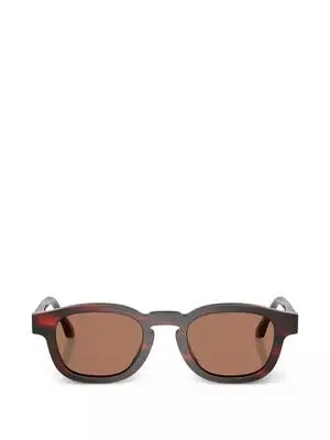 Giorgio Armani Round-frame Sunglasses - Red