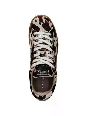 ALLSAINTS Cowhide Print Sneakers - Neutrals