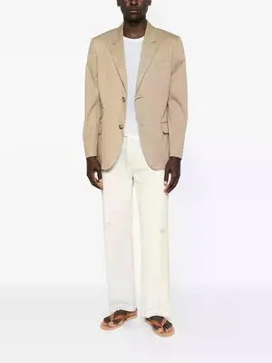 AMI Paris Flap-pocket Blazer - Neutrals
