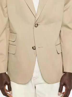 AMI Paris Flap-pocket Blazer - Neutrals
