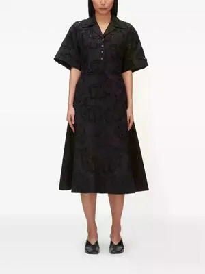 3.1 Phillip Lim Floral Collared Midi Dress