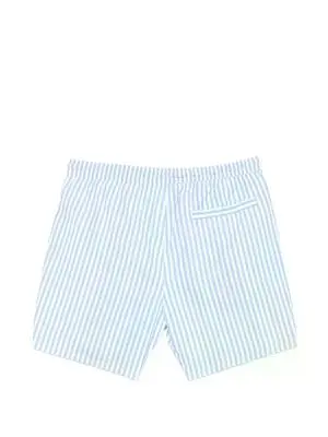 Calvin Klein Striped Logo Beach Shorts
