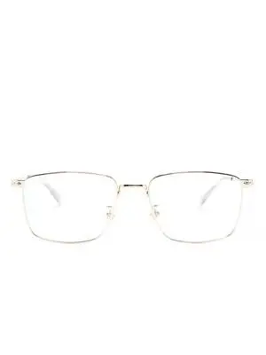 Montblanc Square-frame Glasses - Gold