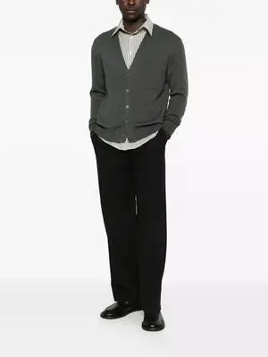 THE ROW Button V-neck Cardigan